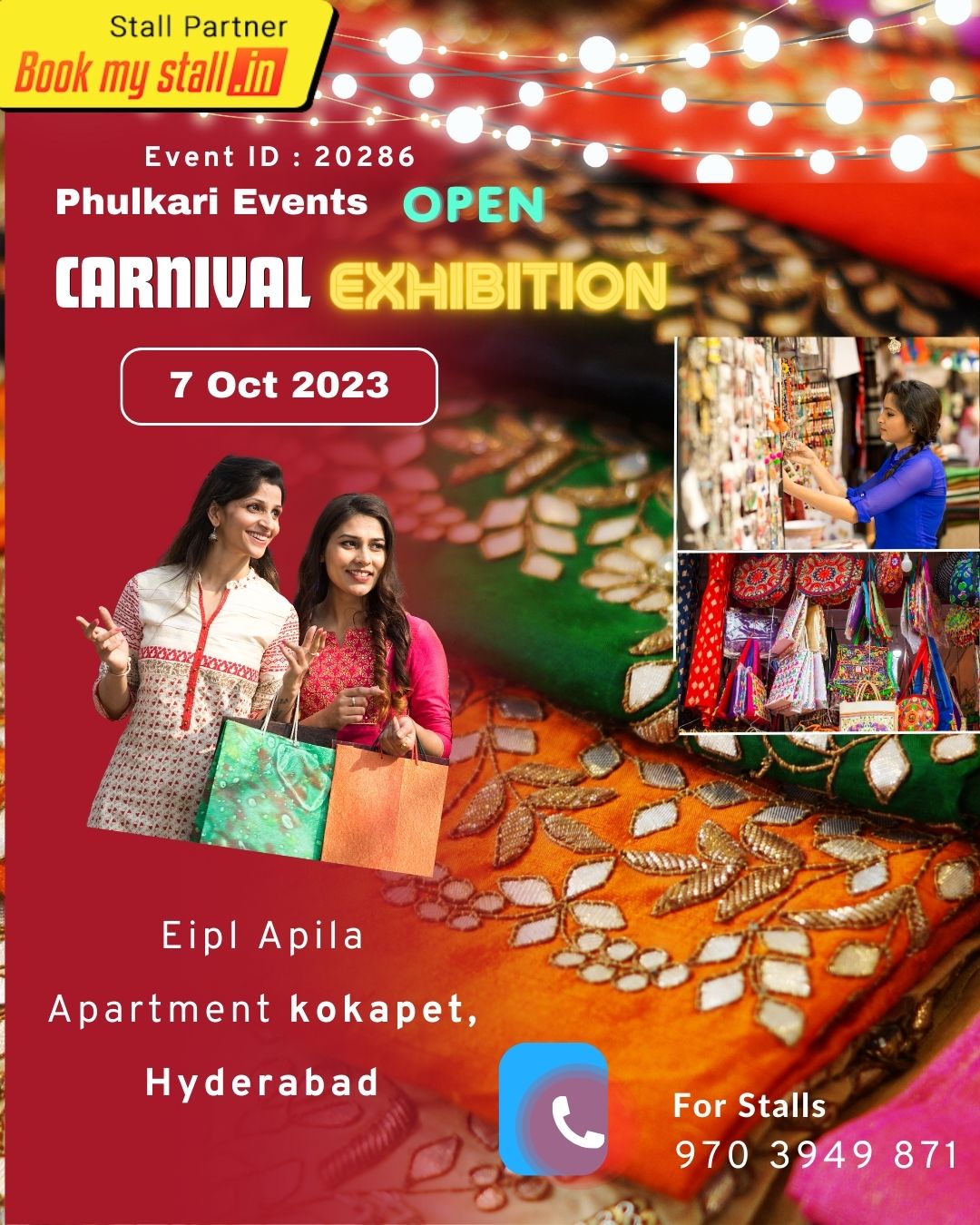 Phulkari Events Open Carnival Exhibition - Hyderabad